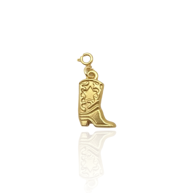 KIKICHIC | NYC Charm Bar Experience | Cowboy Boot Charm in Silver and Gold