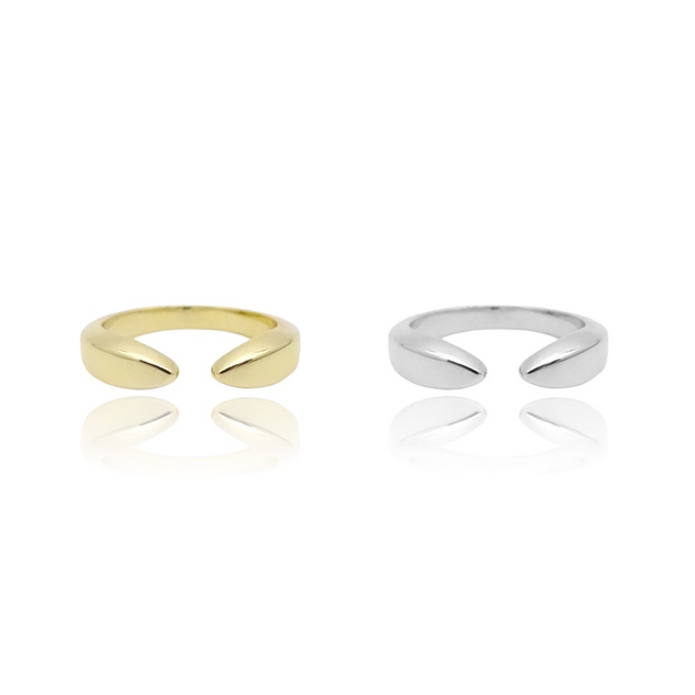KIKICHIC | NYC | Small Claw Adjustable Pinky Ring available in White ...