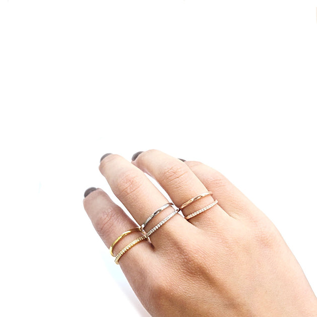 KIKICHIC | NYC | Double Row Open Ring Sterling Silver (925) available ...