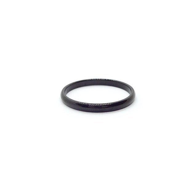 KIKICHIC | NYC | Minimal Dainty Stacker Ring in Black Anti-Tarnish ...
